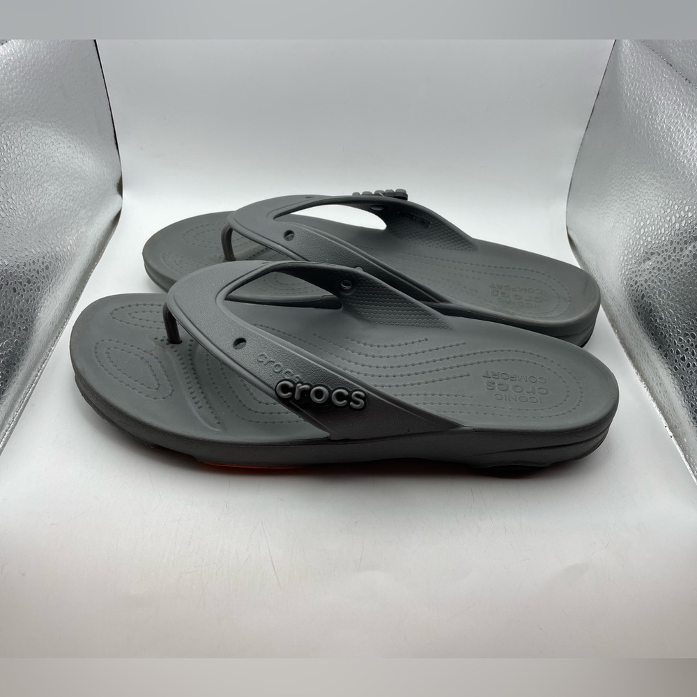 Crocs Classic All Terrain Mean Gray Sandals Size 10 - Gem